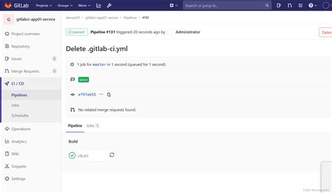 持续集成交付cicd：gitlabci 通过trigger触发流水线 gitlab trigger csdn博客