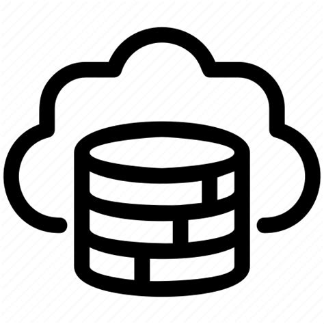 Cloud Data Network Server Internet Computer Connection Icon