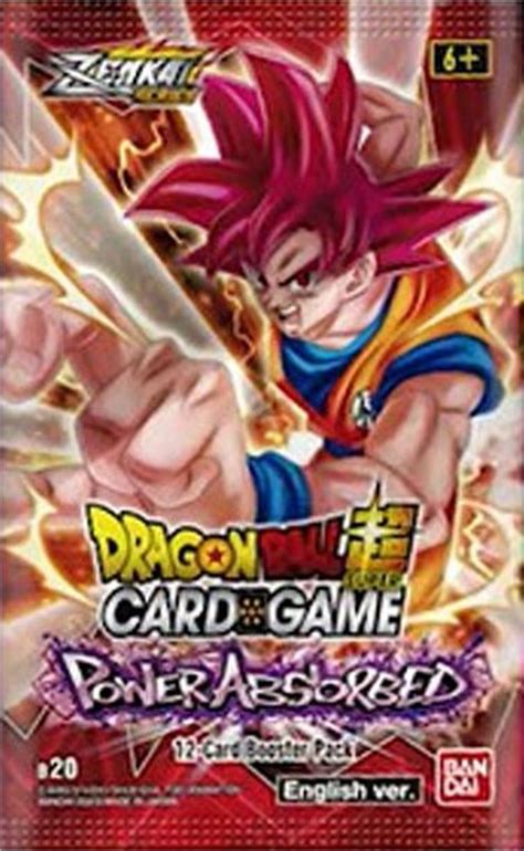 Power Absorbed Booster Pack Power Absorbed Dragon Ball Super Ccg