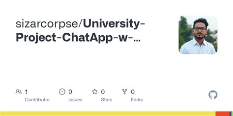 GitHub Sizarcorpse University Project ChatApp W Nodejs Reactjs