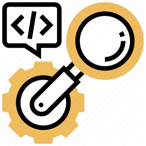 Database Engine Internet Magnifying Search Icon