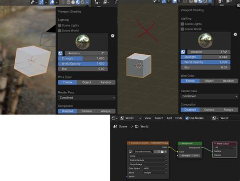 Cannot See The HDRI Image In Material Preview Or Render Blender Stack Exchange