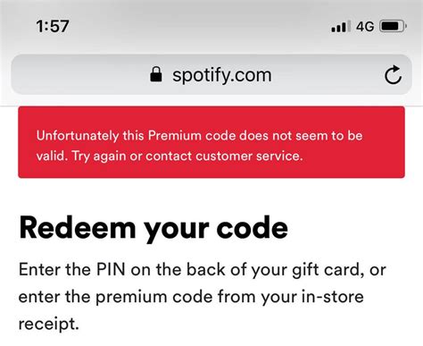 Spotify Gift Card Not Working Here S The Solution Tech Anoa