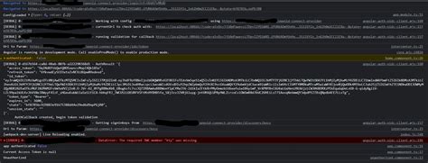 Bug Dataerror The Required Jwk Member Kty Was Missing · Issue