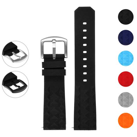 Super Waffle Rubber Strap For Fossil Gen 5 Smartwatch StrapsCo