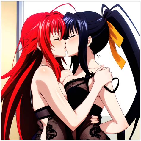 Rule 34 Ai Generated Akeno Himejima High School Dxd Lesbian Couple