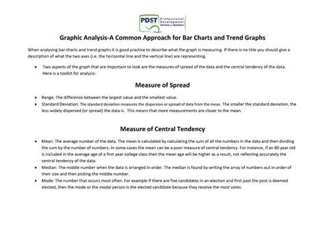 Graphic Analysis Bar Charts And Trend Graphs 0 Graphic Analysis A Common Approach For Bar