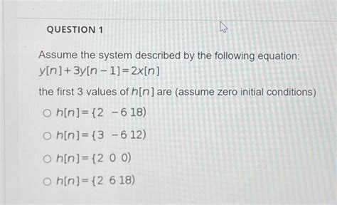 Solved An LTI System Is Described By Chegg