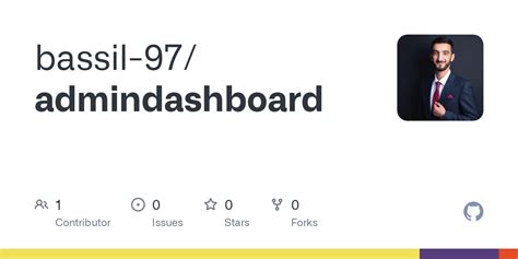 github bassil 97 admindashboard