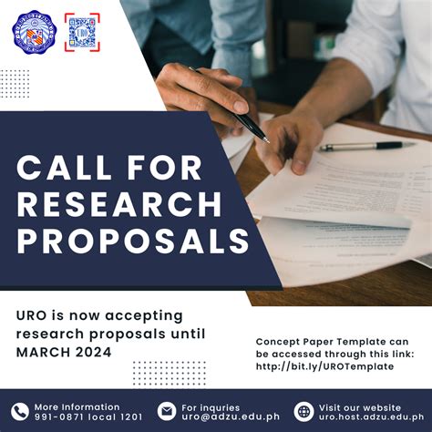 Call For Research Proposals University Research Office Ateneo De Zamboanga University