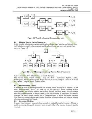SPEECH COMPRESSION TECHNIQUES A REVIEW PDF