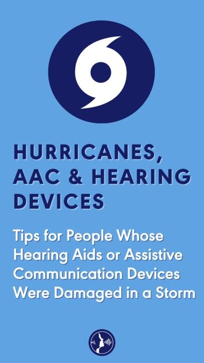 The American Speech Language Hearing Association Asha On Linkedin Hurricanes Aac And Hearing