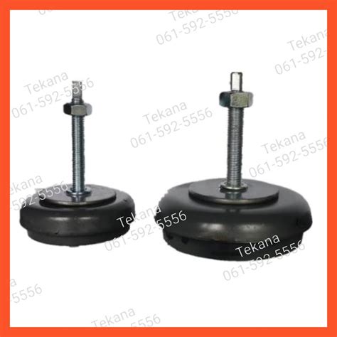 แท่นยางรองเครื่อง 8นิ้ว Level Pad Rubber Mounting แท่นยางปรับระดับเครื่อง ยางรองแท่นเครื่อง ลูก