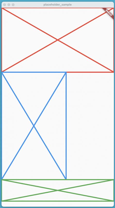 Placeholder 】場所取り用のウィジェットを使おう 【 Flutter 】 週刊flutter大学