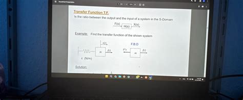 Solved Transfer Function Tf Is The Ratio Between The Output And The