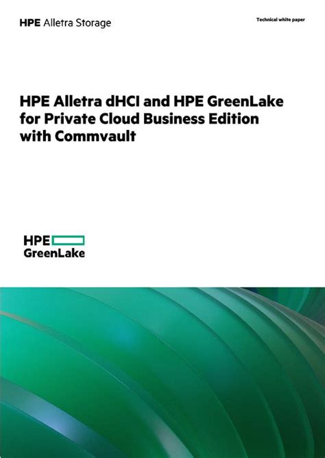 Learn How Hpe Greenlake For Private Cloud Business Edition And Hpe
