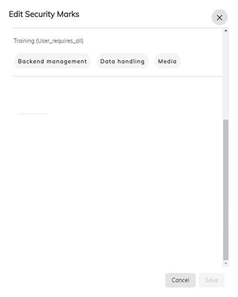 Alfresco Docs Security Marks
