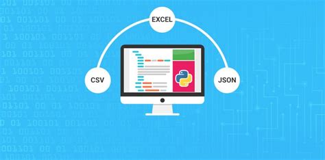 How To Read Common File Formats In Python Csv Excel Json