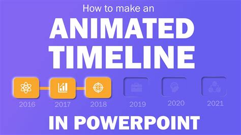 Animated PowerPoint Timeline Slide Design Stepy By Step YouTube
