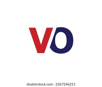Vo Logo Design Vector Template Stock Vector Royalty Free 2267246211