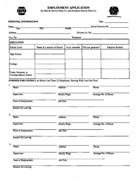 Fillable Online Bsp Employment Application 2 Fax Email Print Pdffiller Fillable Online Bsp Employment Application 2 Fax Email Print Pdffiller