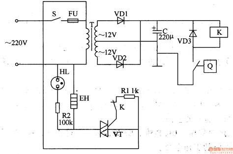 Electric Oven Temperature Controller Temperature Control Control Circuit Circuit Diagram