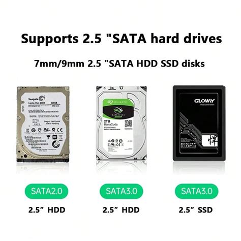 SATA zu USB 3.0 USB-C Adapter Kabel bis zu 6 Gb/s für 2,5 Zoll externe ...