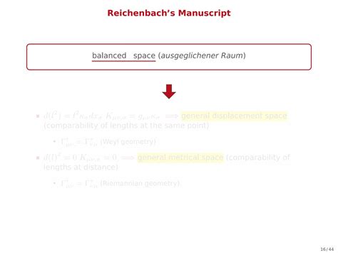 Unification Vs Geometrization Reichenbach And Einsteins Fernparallelismus Field Theory Ppt