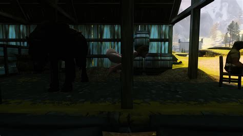 [request Idea] Animation Pose About The Theme Stuck In Wall Request And Find Skyrim Adult