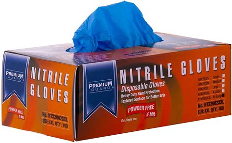 Premium Guard Nitrile Gloves Ntx2002 100 Gloves Per Box