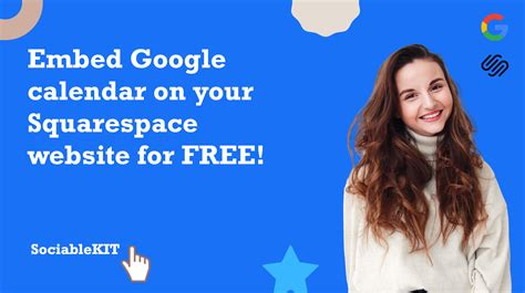 How To Embed Google Calendar On Your Squarespace Website For FREE