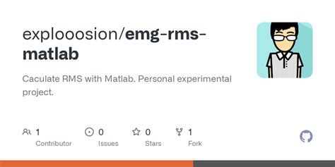 GitHub Explooosion Emg Rms Matlab Caculate RMS With Matlab Personal Experimental Project