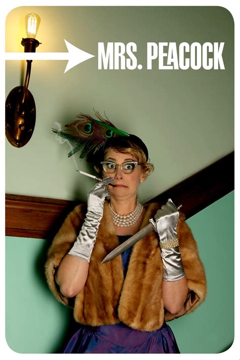 Mrs Peacock Clue Costume