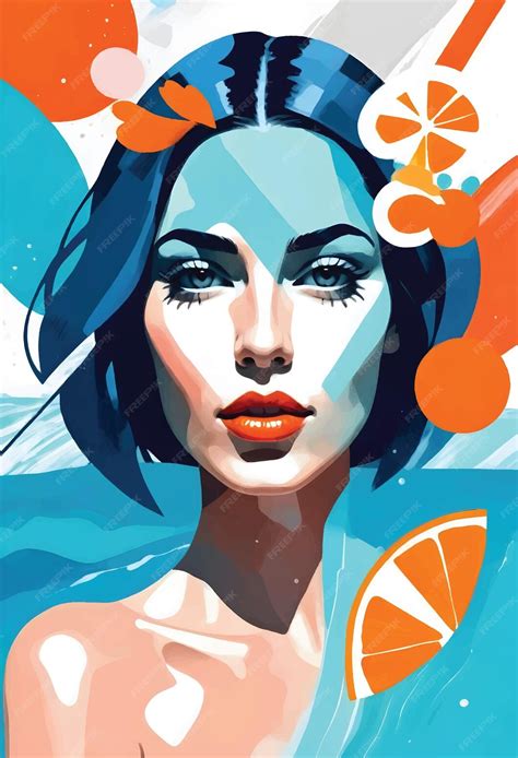 Premium Vector Watercolor Vector Illustration Summer
