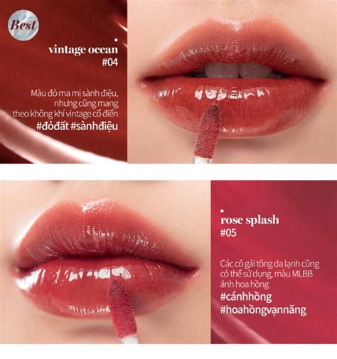 Son Tint Nước Siêu Lì Lâu Trôi Romand Glasting Water Tint 4g ThẾ