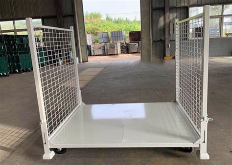 Collapsible Tier Rack Pallet Stacking Frames For Warehouse Mobile Stacking Racks