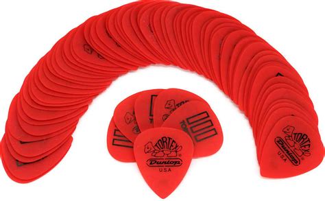 Dunlop Tortex Tiii Guitar Picks 50mm Red 72 Pack Reverb