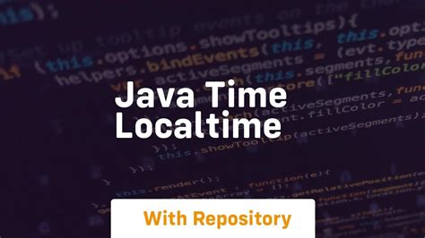 Java Time Localtime Youtube