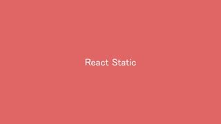 Gatsby React Static PPT