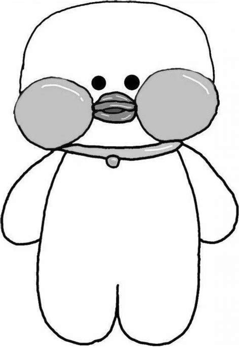 Coloring Pages Duck clothes lalafanfan made of paper (39 pcs ...