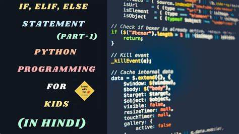 If Elif Else Statement In Python In Hindi Python Coding Tutorial For