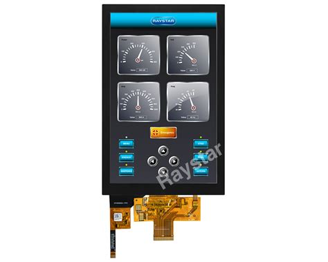 Vertical X Inch IPS TFT Module With PCAP Raystar
