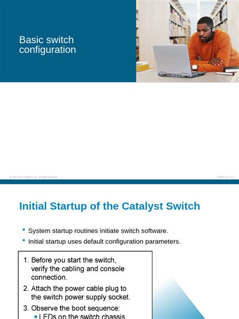Basic Switch Configuration Pdf Booting Network Switch