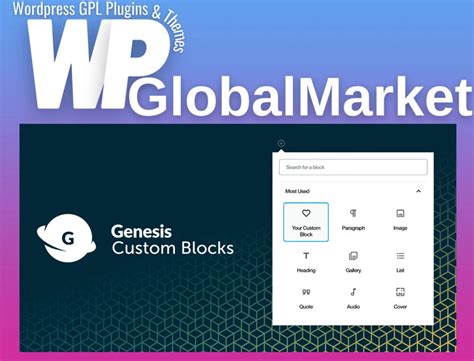 Genesis Custom Blocks Pro Wordpress Gpl Plugin And Theme Market