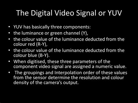 Yuv Y Cb Cr And Subsampling Ppt