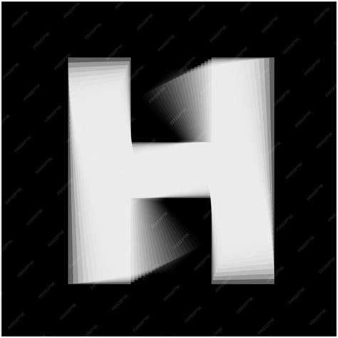 Premium Vector Blur H Letters Monogram H Brand Name Icon
