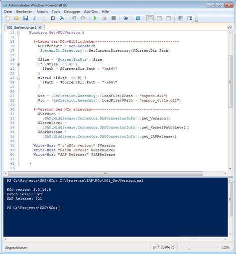 How To Use Powershell Script Language Via Dotnet C Sap Community