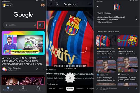 Google Imágenes la función para buscar artículos o paisajes similares a los que aparecen en una