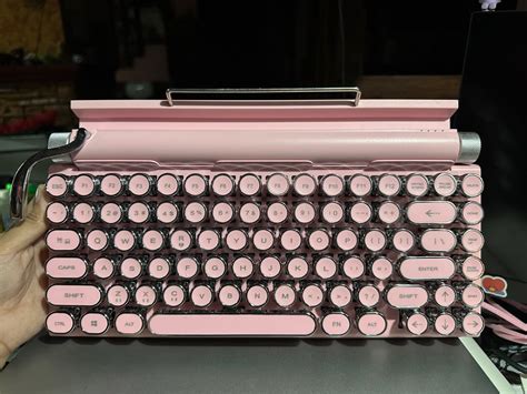 Retro Mechanical Keyboard Computers Tech Parts Accessories