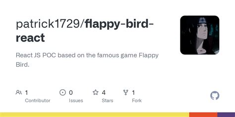 Github Patrick1729flappy Bird React React Js Poc Based On The Famous Game Flappy Bird